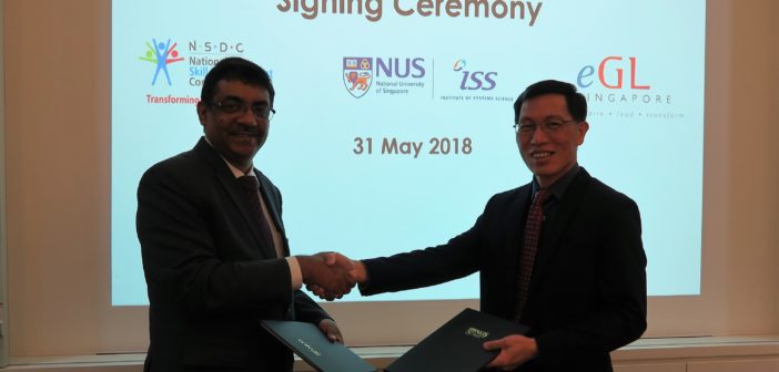 Singapore e-Government Center at NUS partners NSDC to impart emerging technology skills