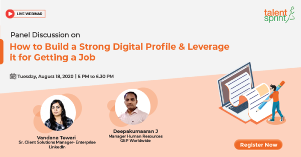 How to build a strong Digital Profile and leverage it for getting a job